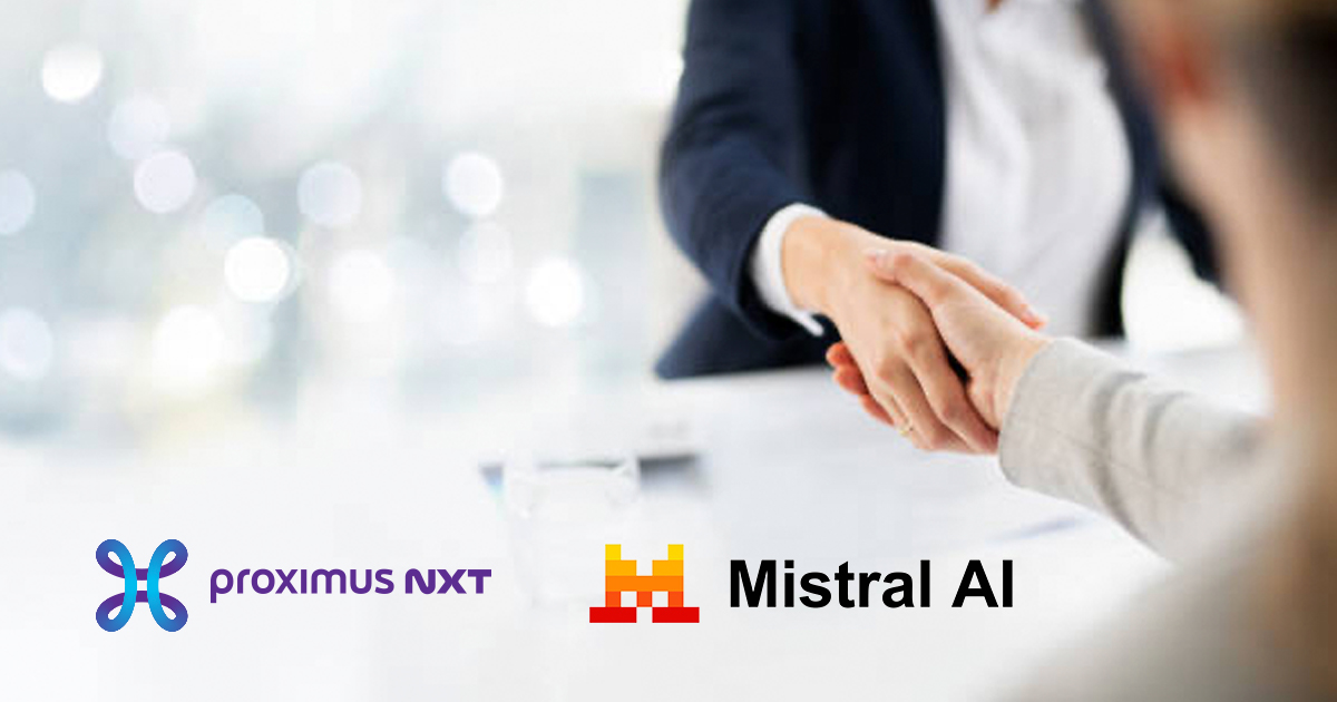 Proximus NXT and Mistral AI: European artificial intelligence deployed ...